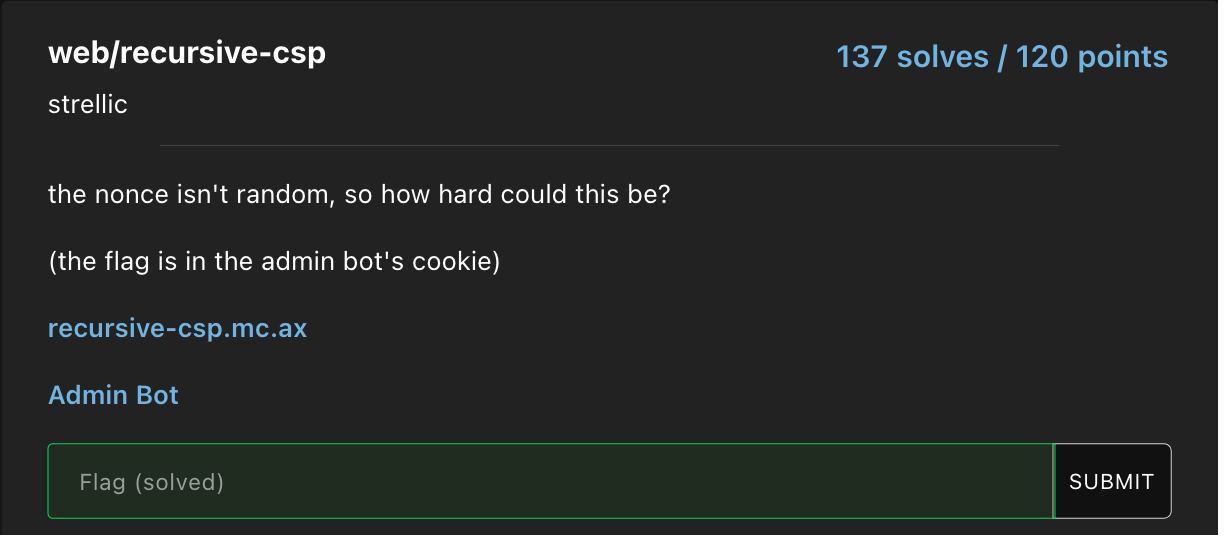 DiceCTF 2023 Writeup · Andy Liu